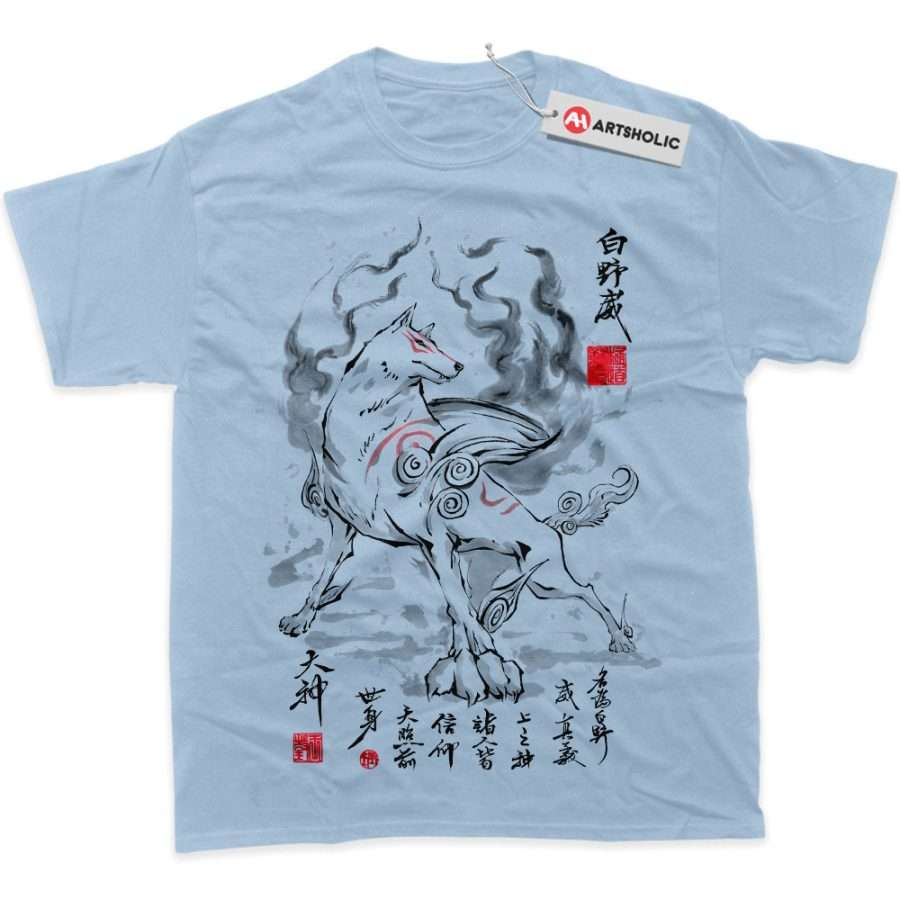Amaterasu Shirt, Okami Shirt, Game Shirt, Graphic Tee – Artsholic – Fan ...