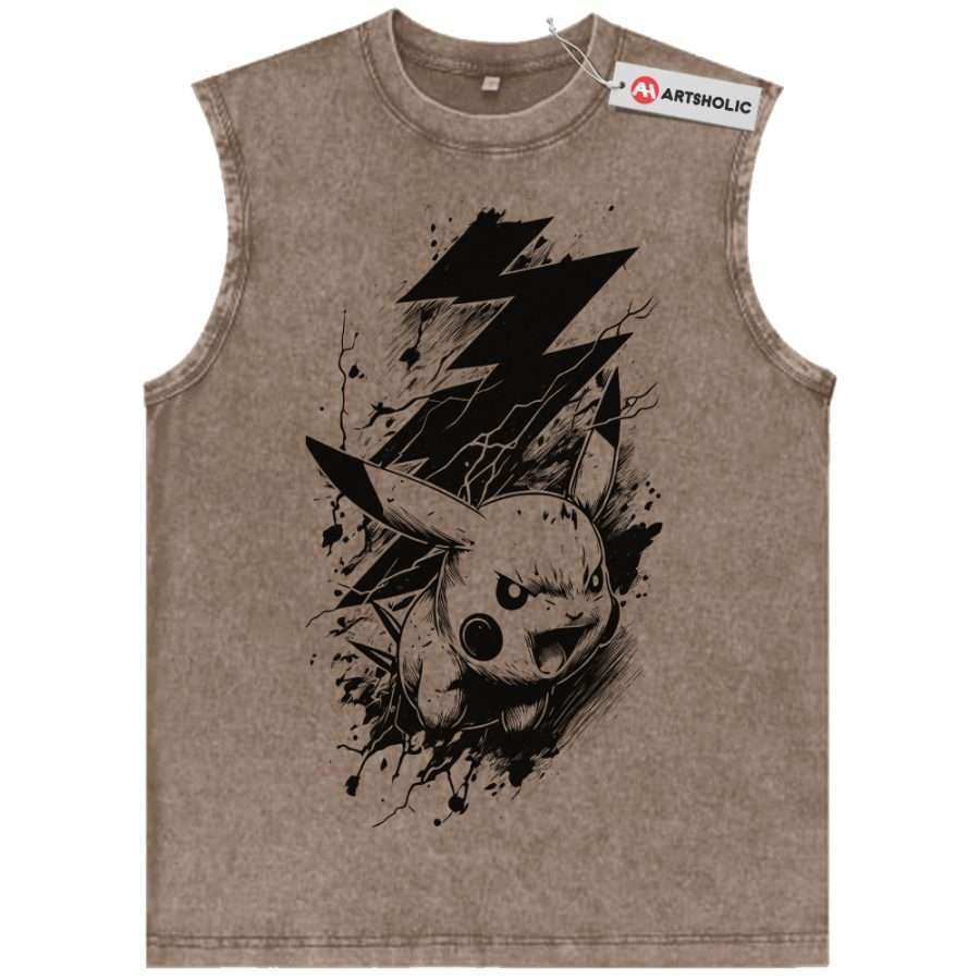 Pikachu Tank Top, Pokemon Tank Top, Anime Tank Top, Vintage Tank Top ...