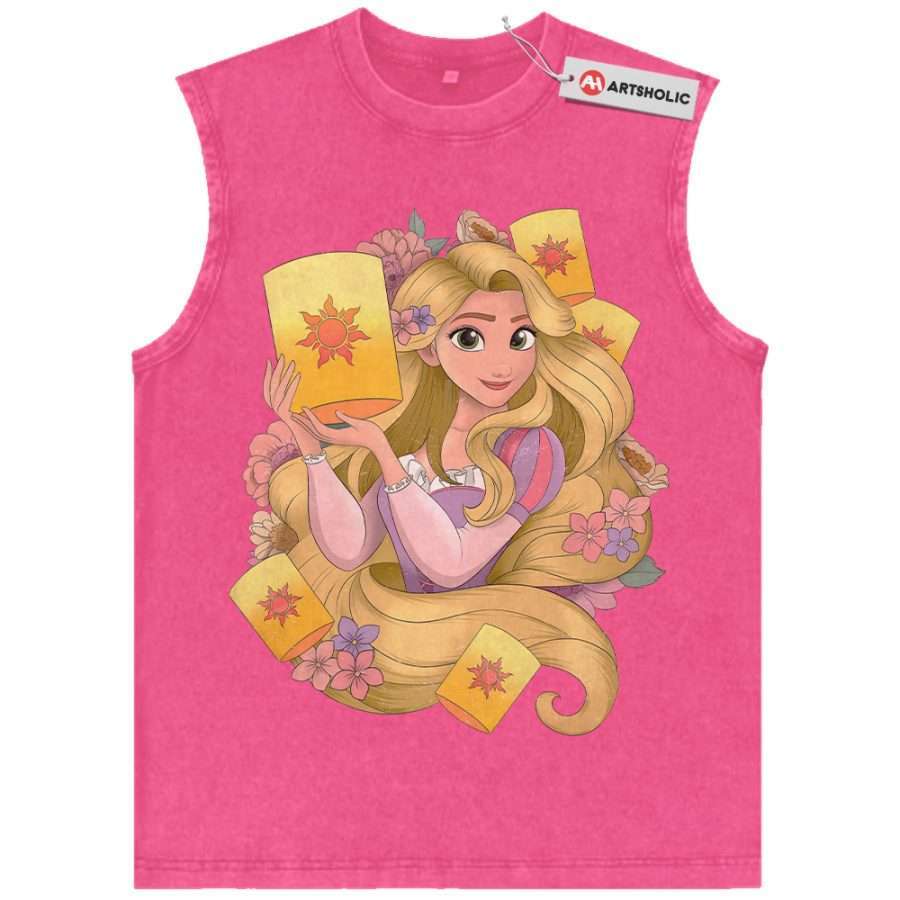 Rapunzel Tank Top, Tangled Tank Top, Animated Tank Top, Vintage Tank ...