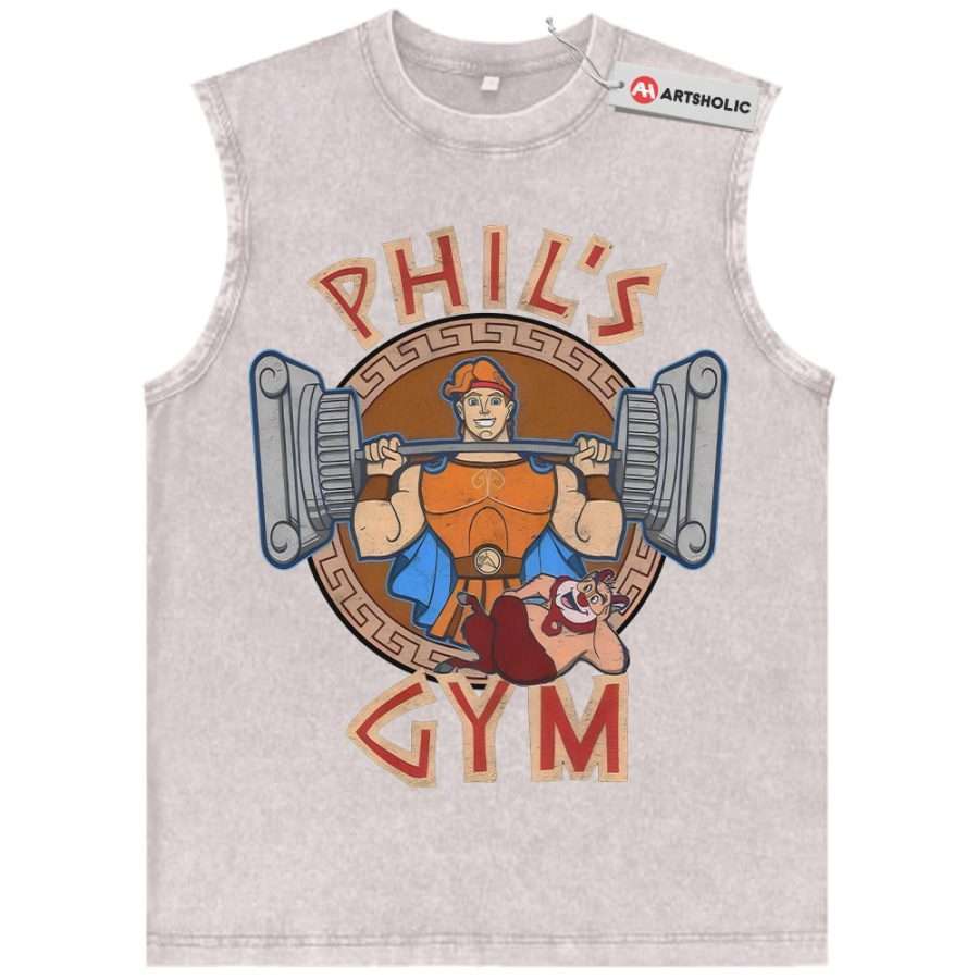Hercules Tank Top, Gym Tank Top, Animated Tank Top, Vintage Tank Top ...