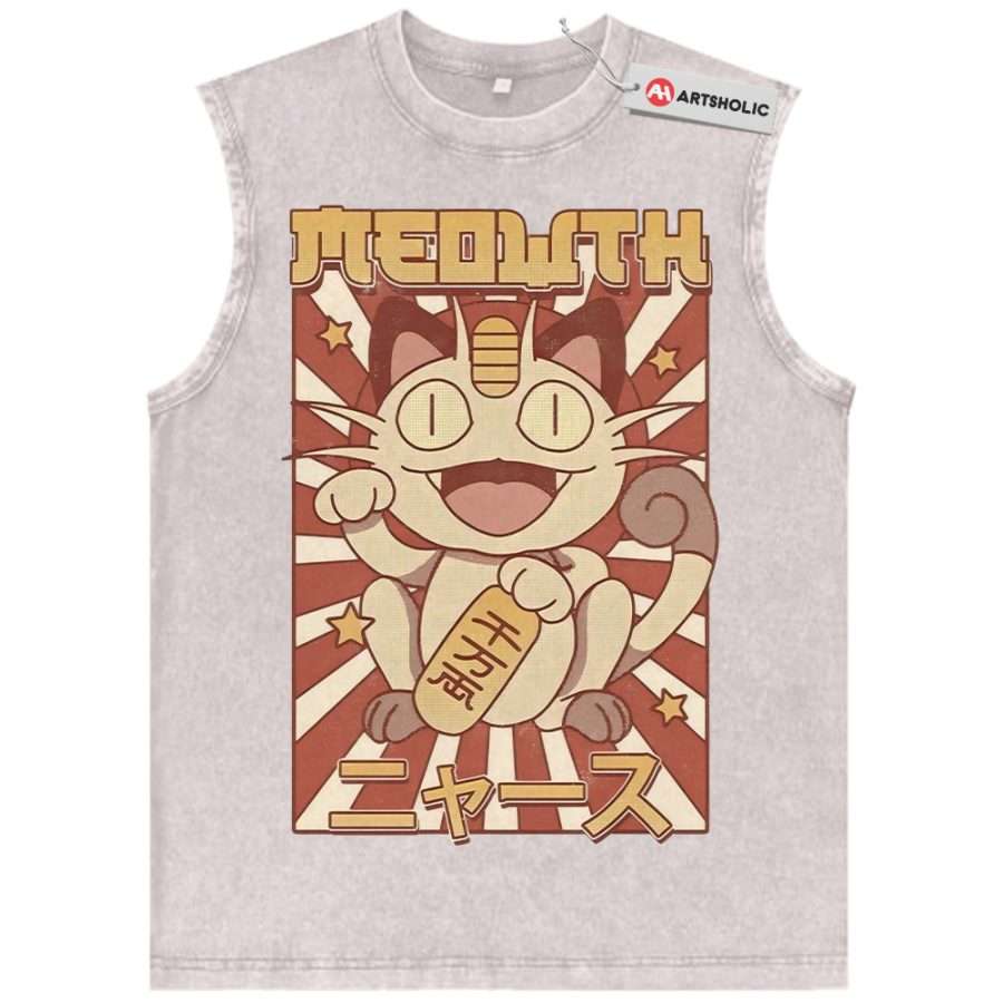 Meowth Tank Top, Pokemon Tank Top, PKM Tank Top, Anime Tank Top ...