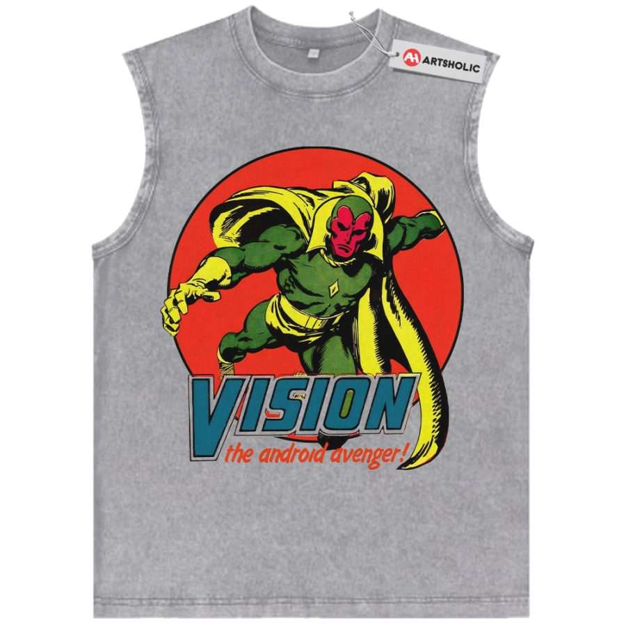 Vision Tank Top, Marvel Comics Tank Top, Vintage Tank Top – Artsholic ...